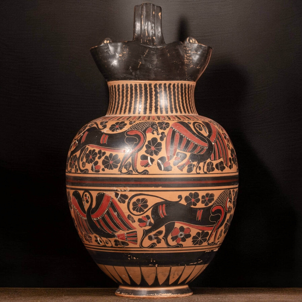 Corinthian Black-Figure Olpe – Replica - ARK-10