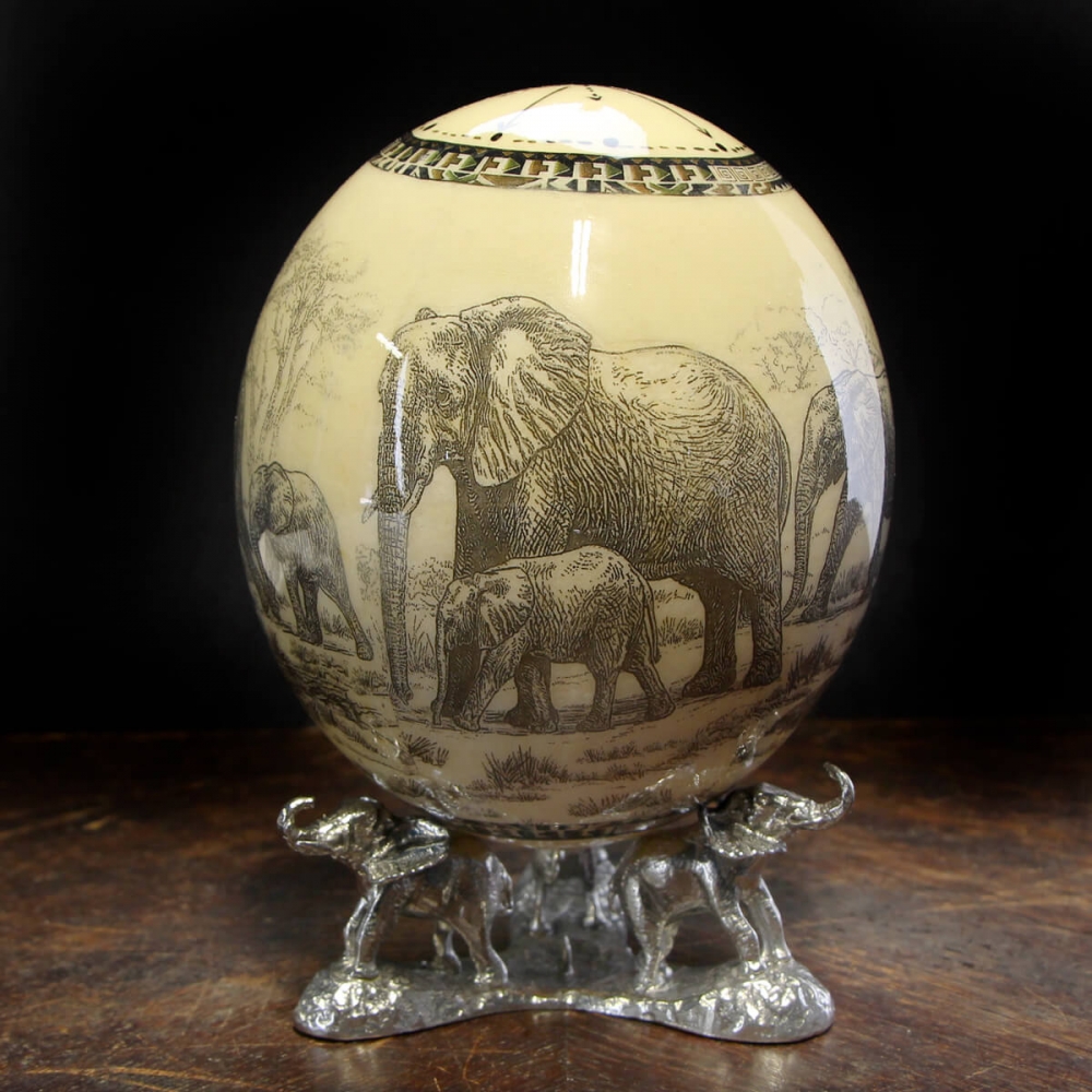 Uova di Struzzo Decorate