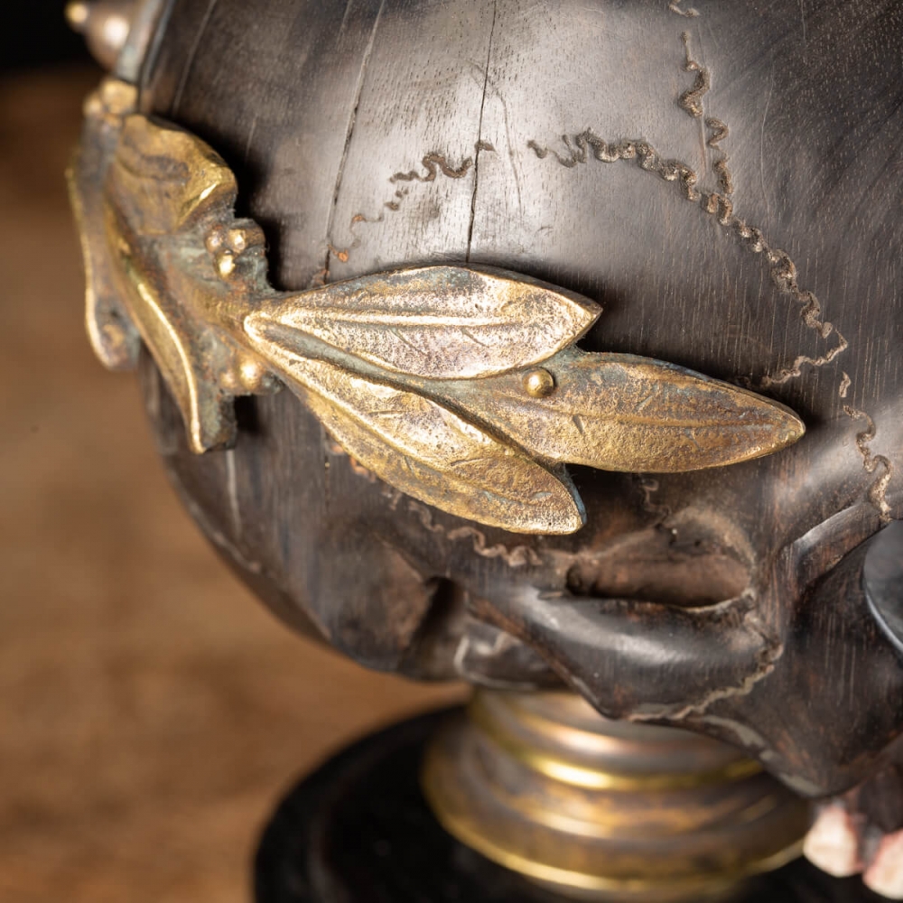 Scultura Teschio Memento Mori