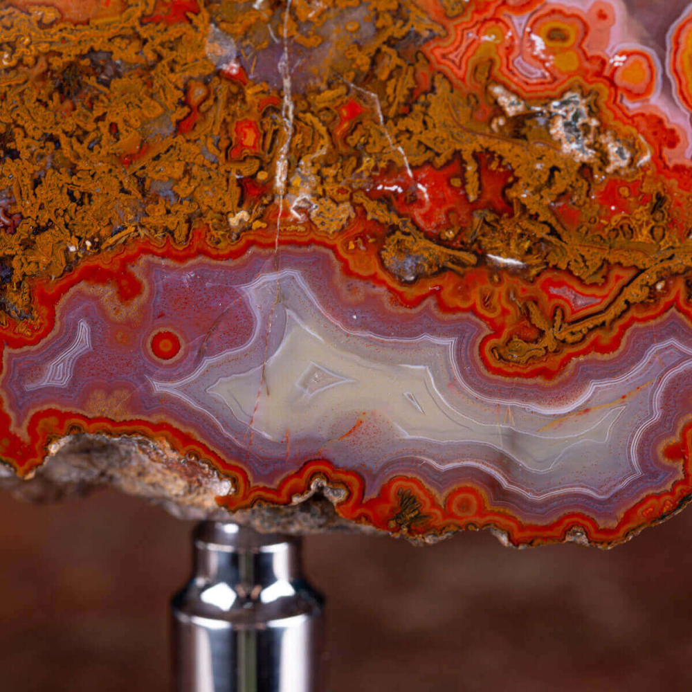 Red agate nodule. - GAG-33