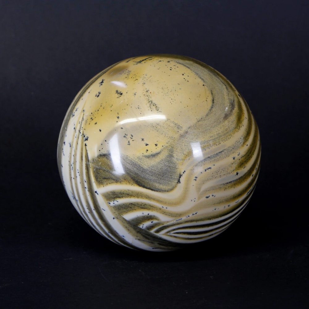 Zebra-Achat-Kugel – Madagaskar