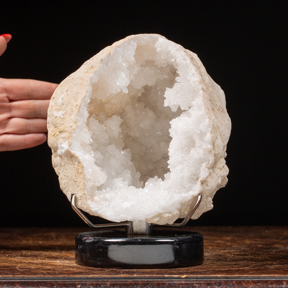 Geode Calcite su Marmo