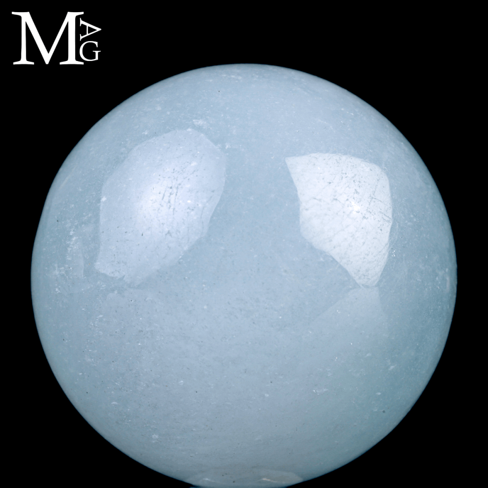 Natural Aquamarine Sphere from Pakistan — Beryl Crystal - AQM-22