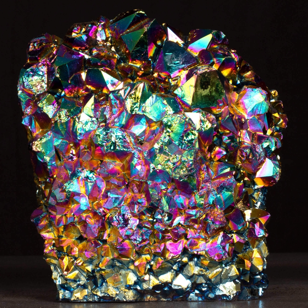 titanium crystal cluster