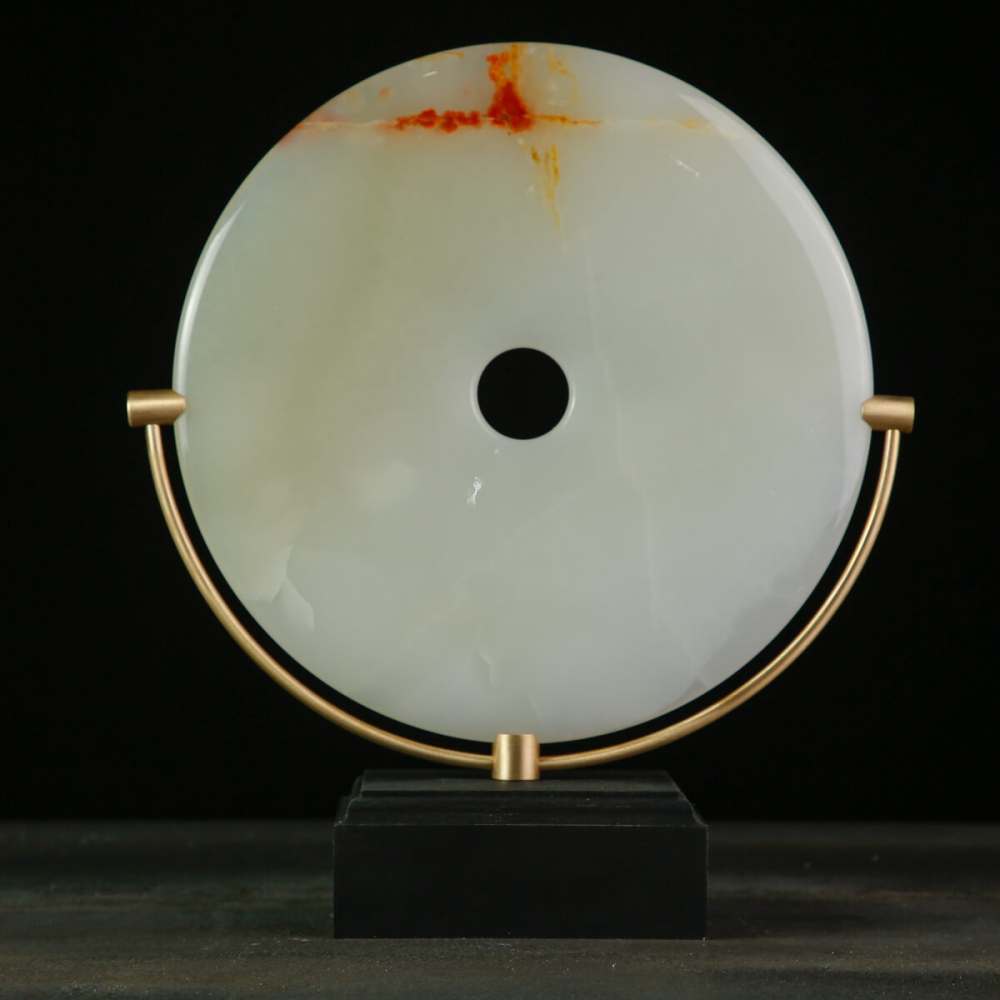 Pi Disc in Onice – Un Simbolo di Armonia e Energia Cosmica.