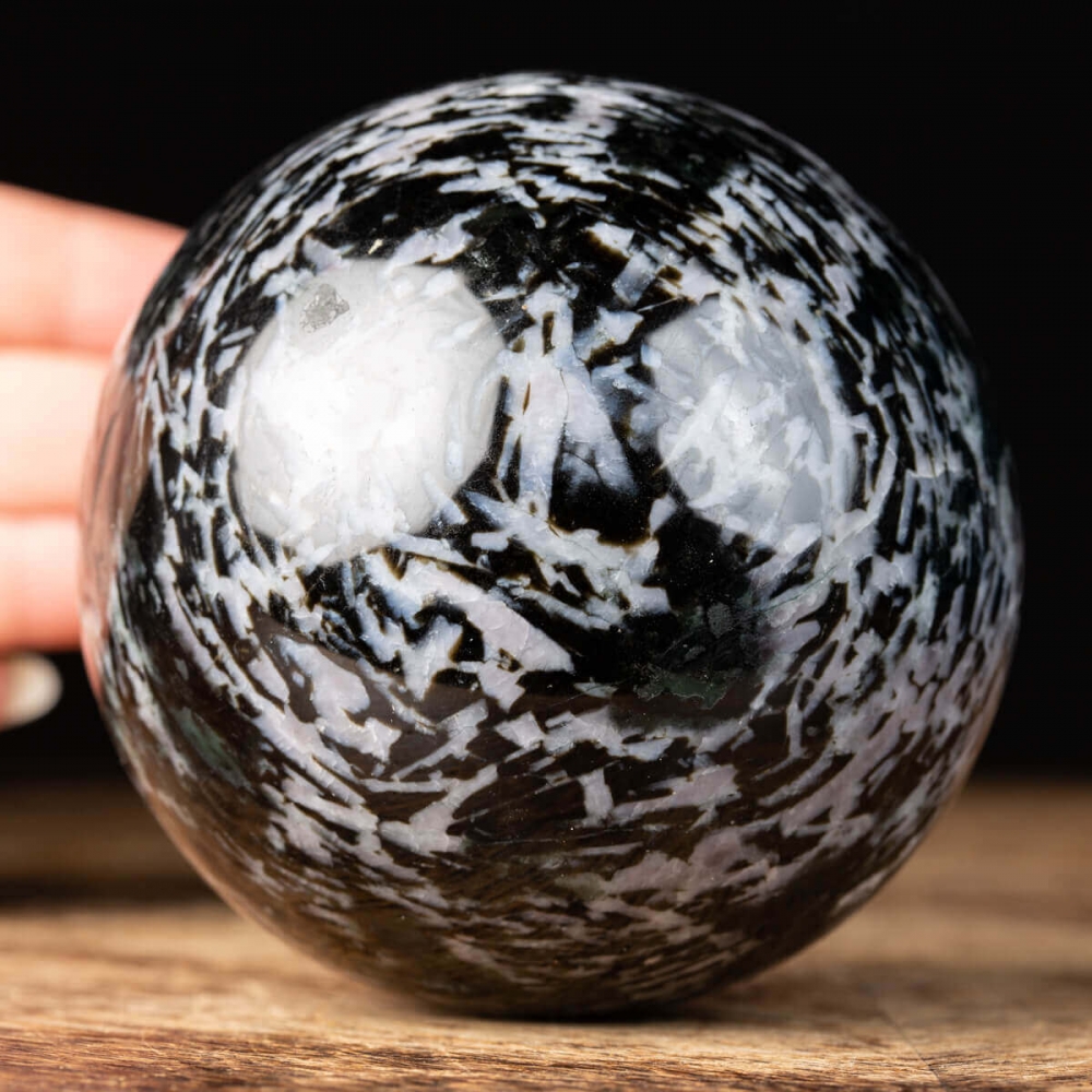 Sphère de Gabbro Indigo - SIG-03