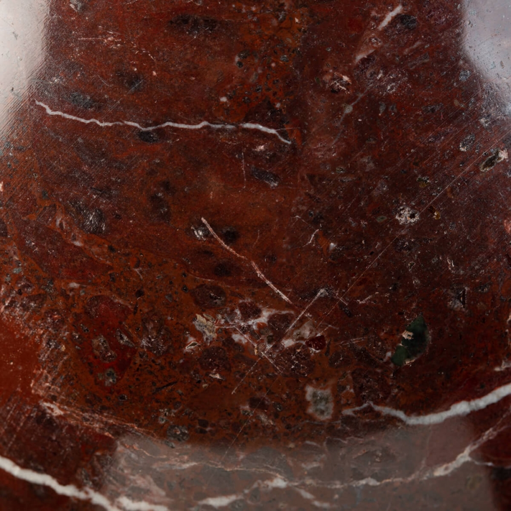 Sfera marmo Rosso di Levanto