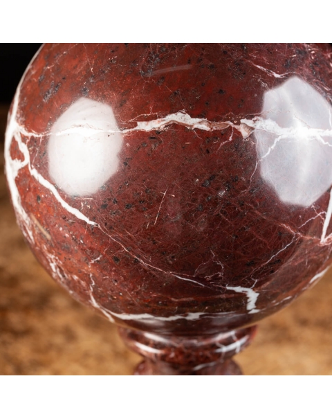 Rode Levanto marmeren bol