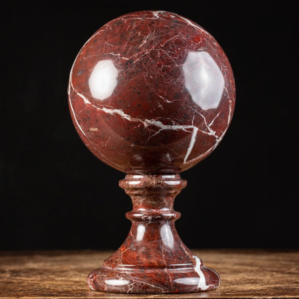 Rode Levanto marmeren bol