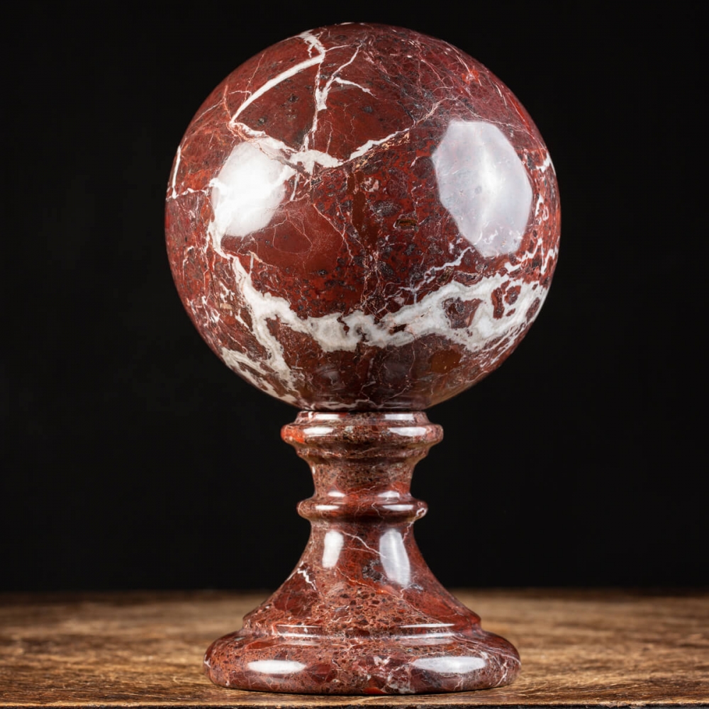 Rode Levanto marmeren bol