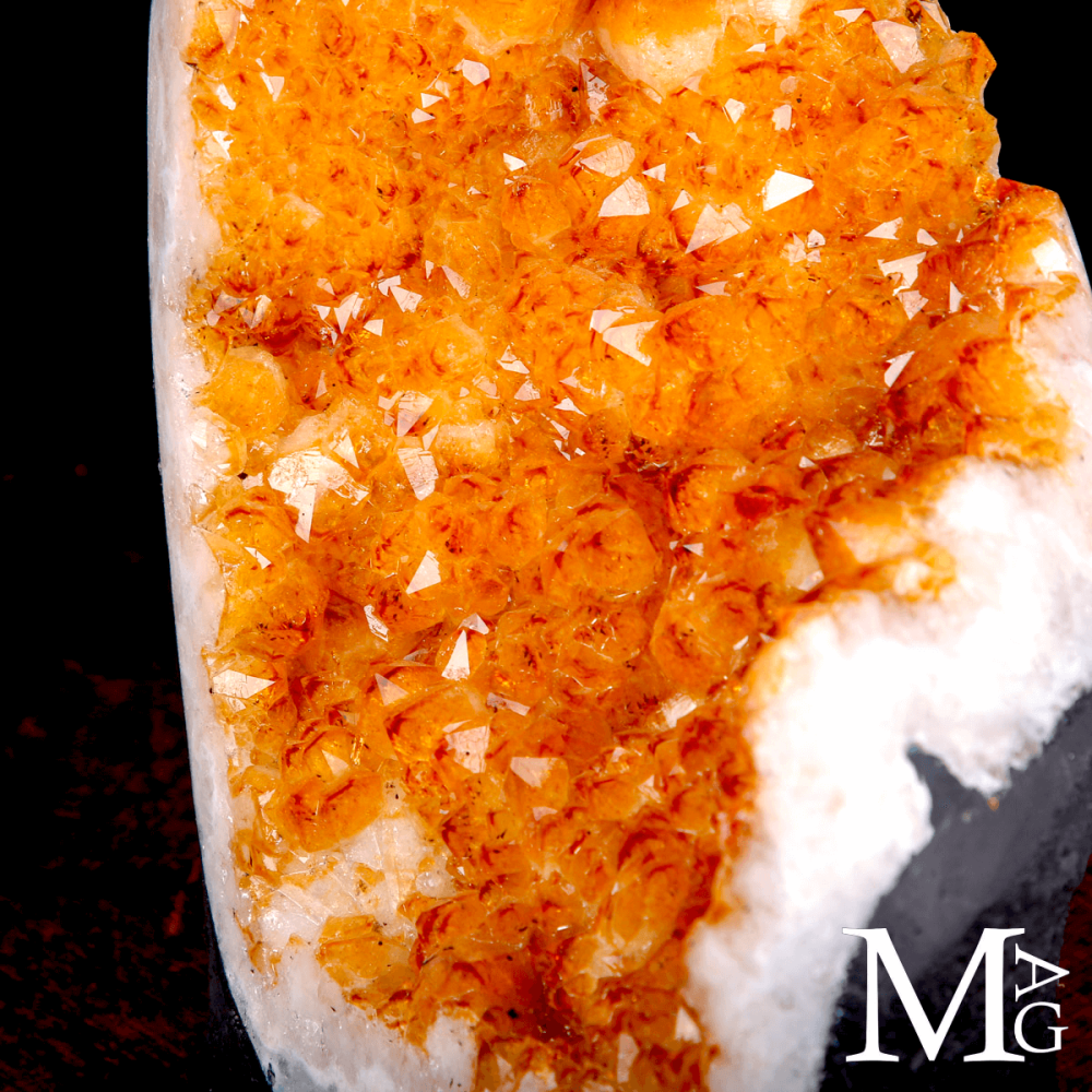 Madeira Citrine Quartz Druse - CTG-96
