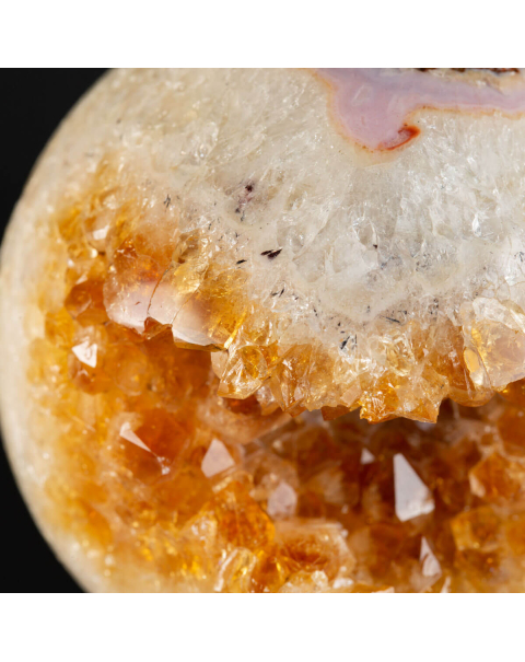 Sphere of Citrine Geode
