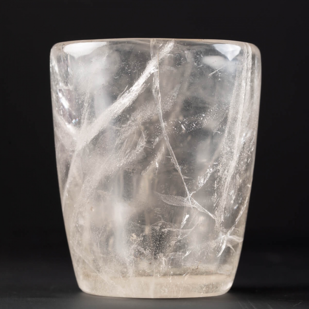 Verre en quartz du Brésil