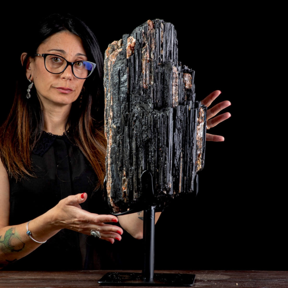 Grande Blocco di Tormalina Nera.