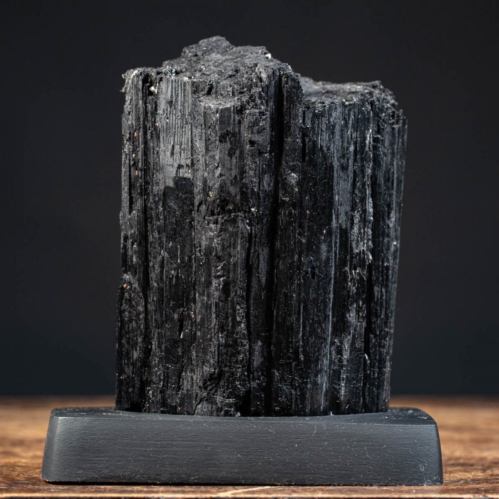 Tormalina Nera su base in Legno - TRM-05