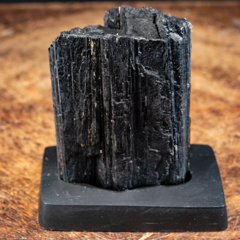 Tormalina Nera su base in Legno - TRM-05