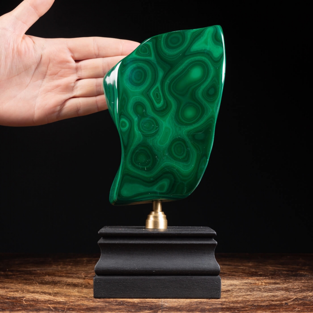 Malachite su Piedistallo - Congo