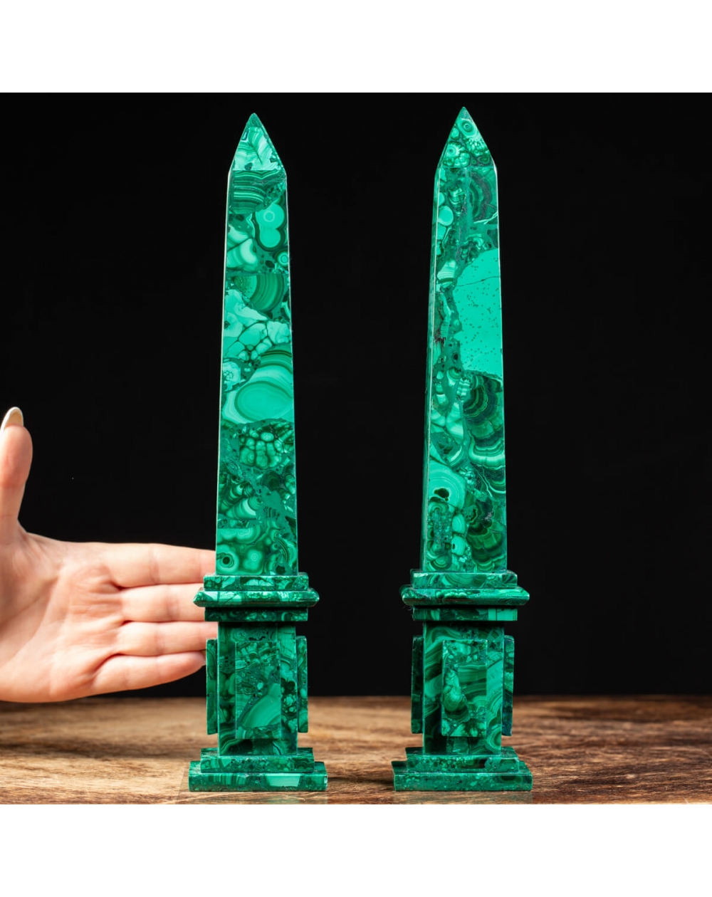 Obelischi in Malachite