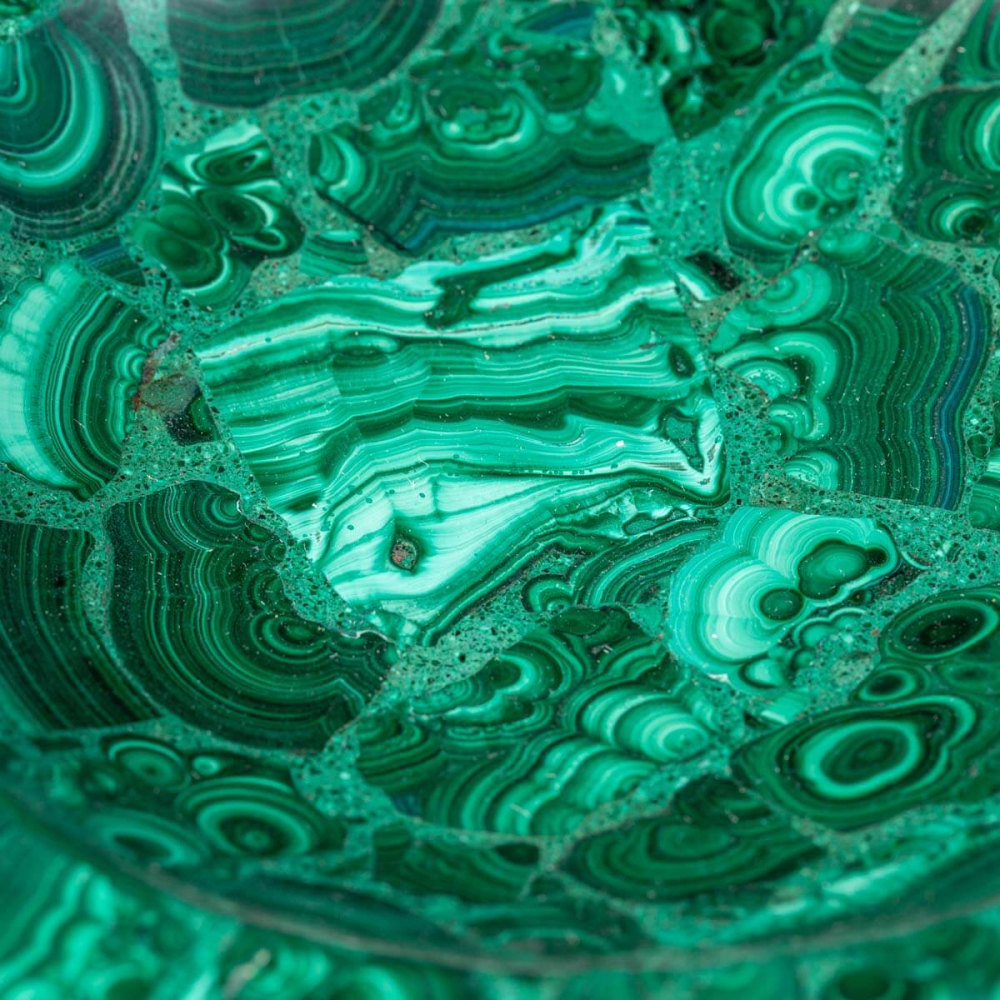 Natural African Malachite Plate. - MAC-210