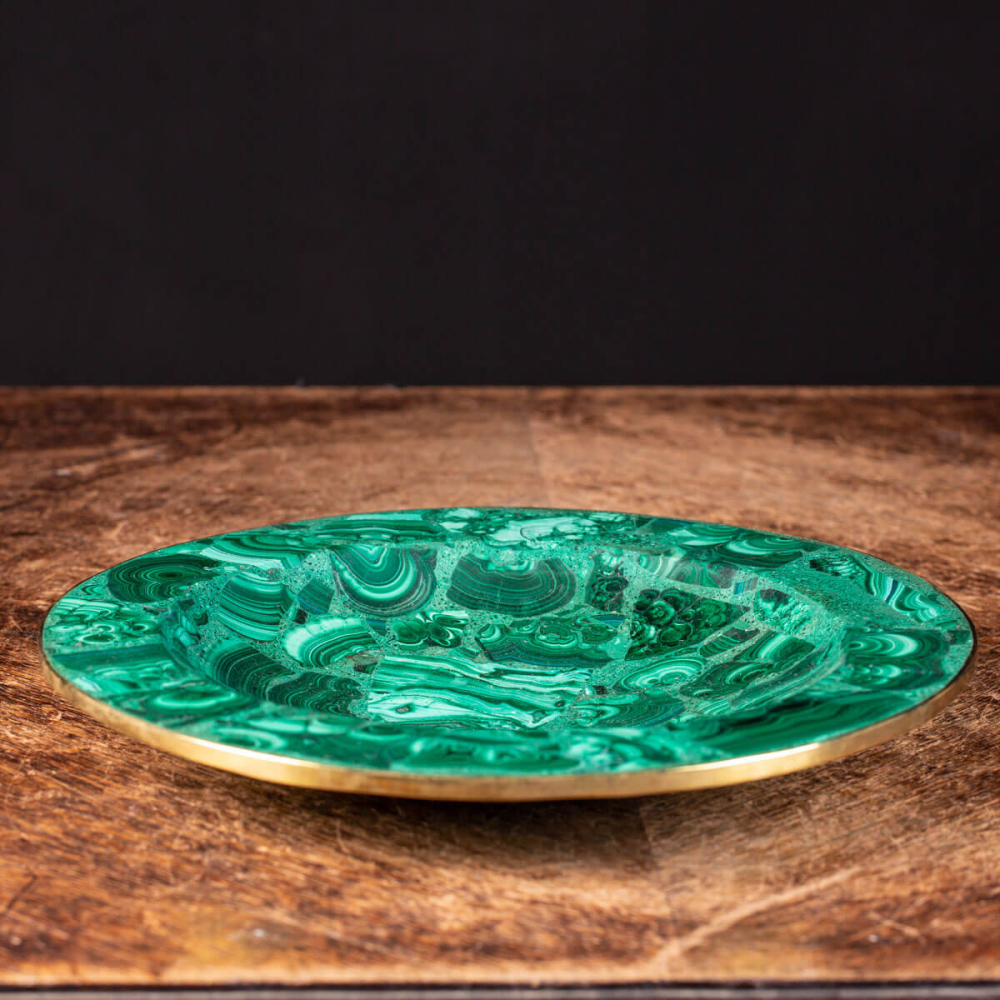 Natural African Malachite Plate. - MAC-210