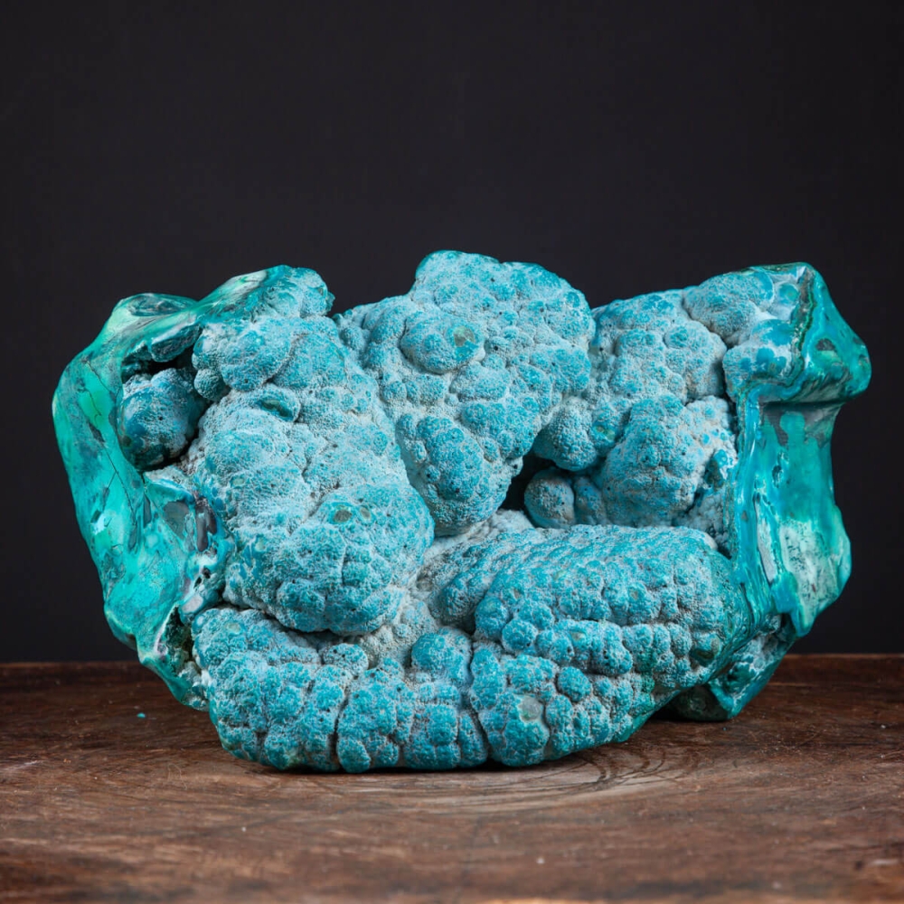 Malachite e Crisocolla - Campione su Base.