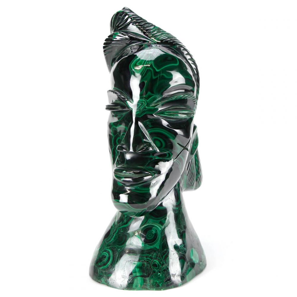 Statues Souveraines du Congo en Malachite