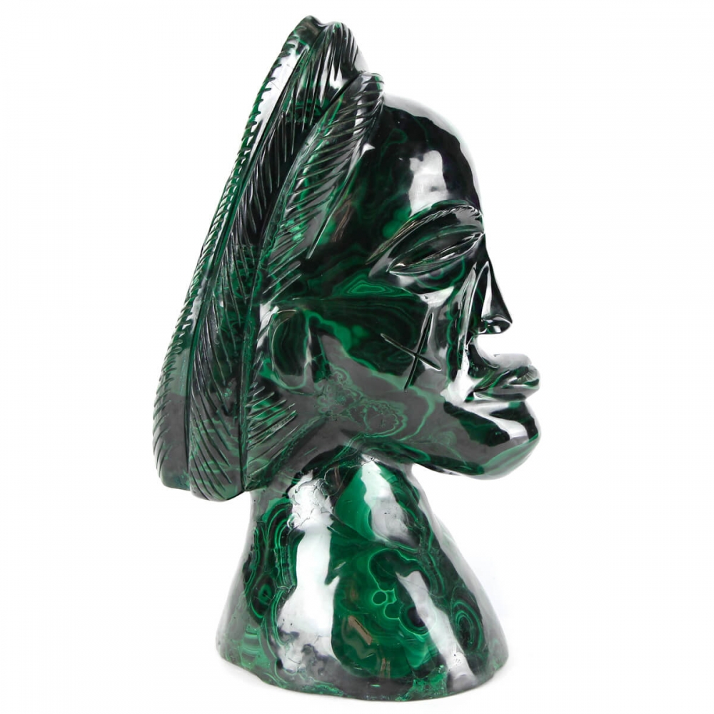 Statues Souveraines du Congo en Malachite