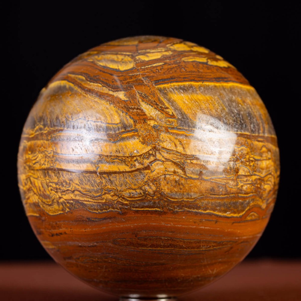 Australian Tiger Iron Sphere.