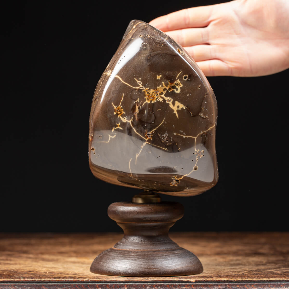 Sumatrablauer Bernstein