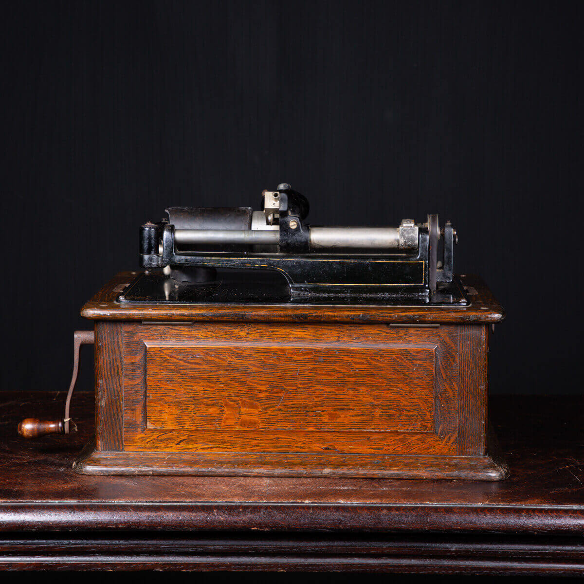 Edison Phonograph with Extra Large Horn, 1901-1903 - GRM-02