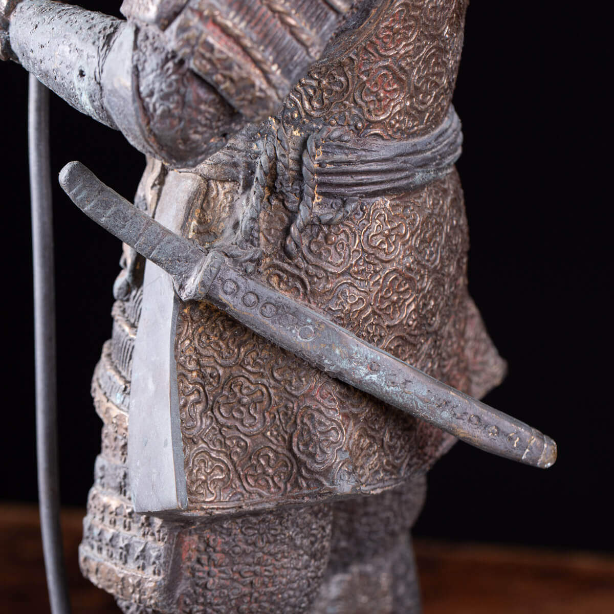 Samurai Warrior: Bronze Statue Meiji Era. - SAB-14