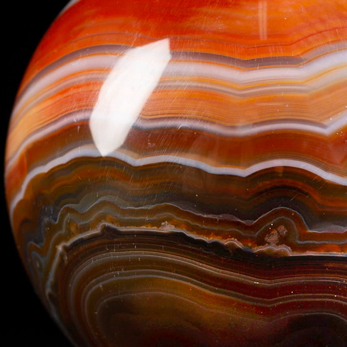 Kugel aus Achat - Madagaskar