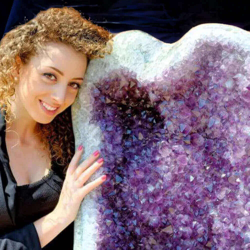 Einzigartige Massive Amethyst-Geode - Museumsqualität, Ein Enthülltes ...
