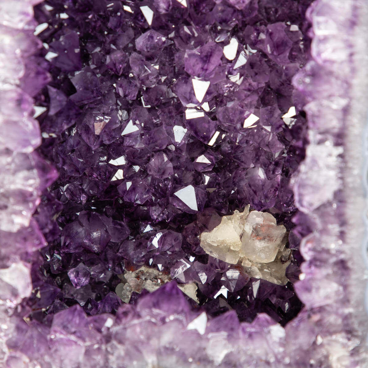 Amethyst Geode, Violet Crystal Cave. - AMG-196