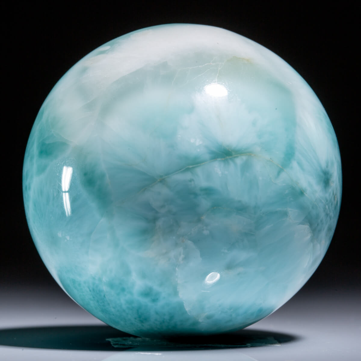 Kugel in Larimar - Karibik