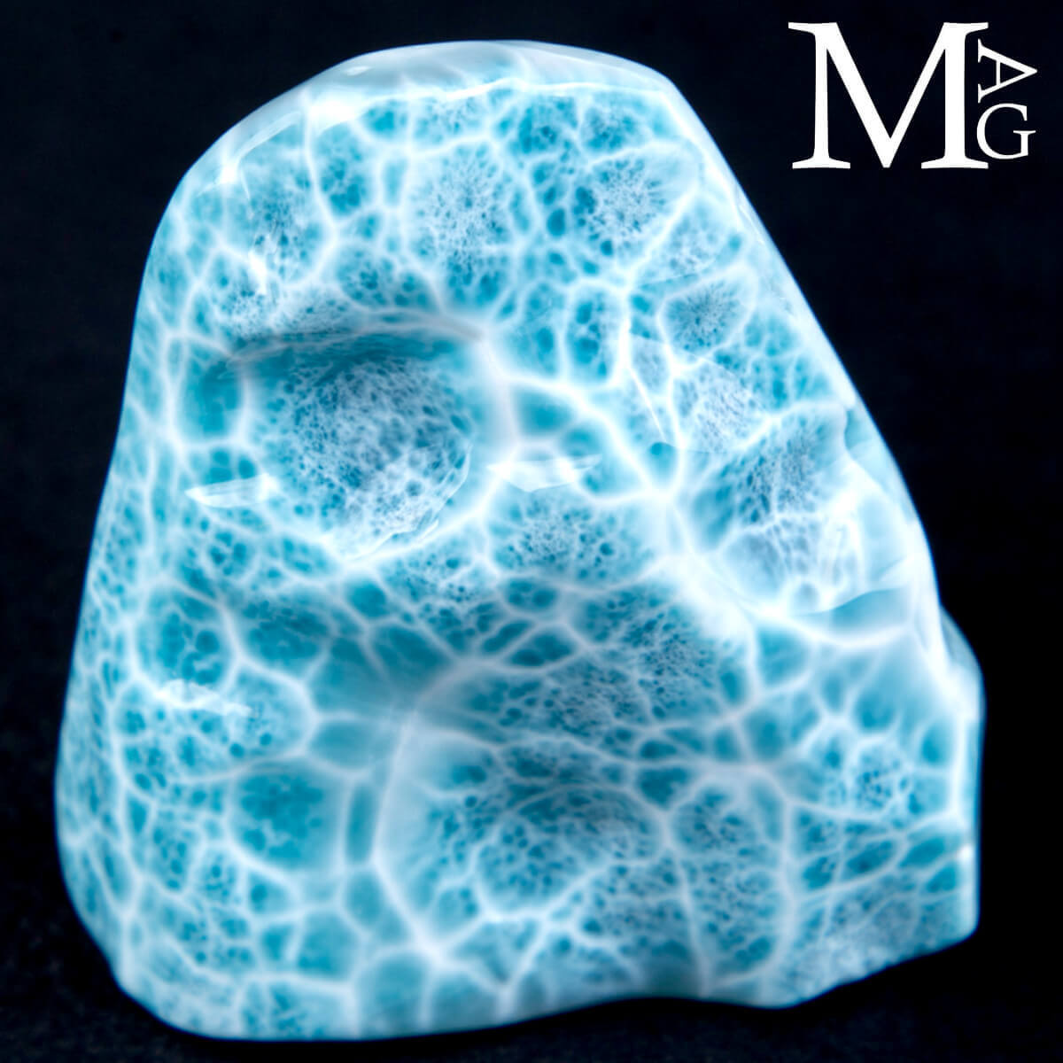 Extra Quality Larimar, Dominican Republic.