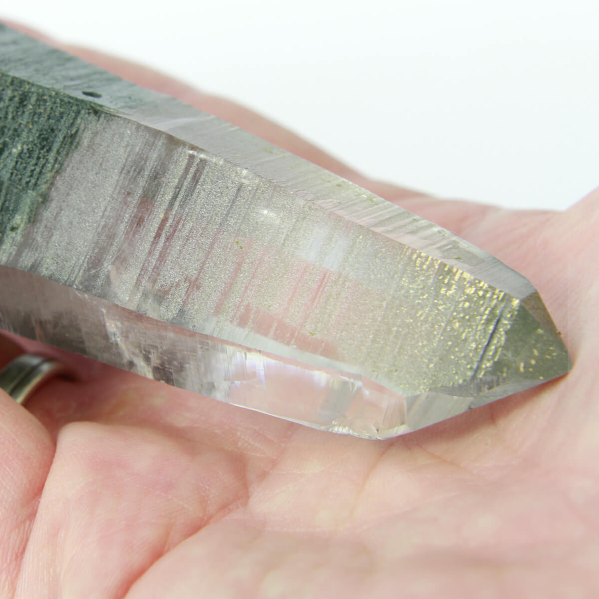 Quartz Lémurien avec Chlorite