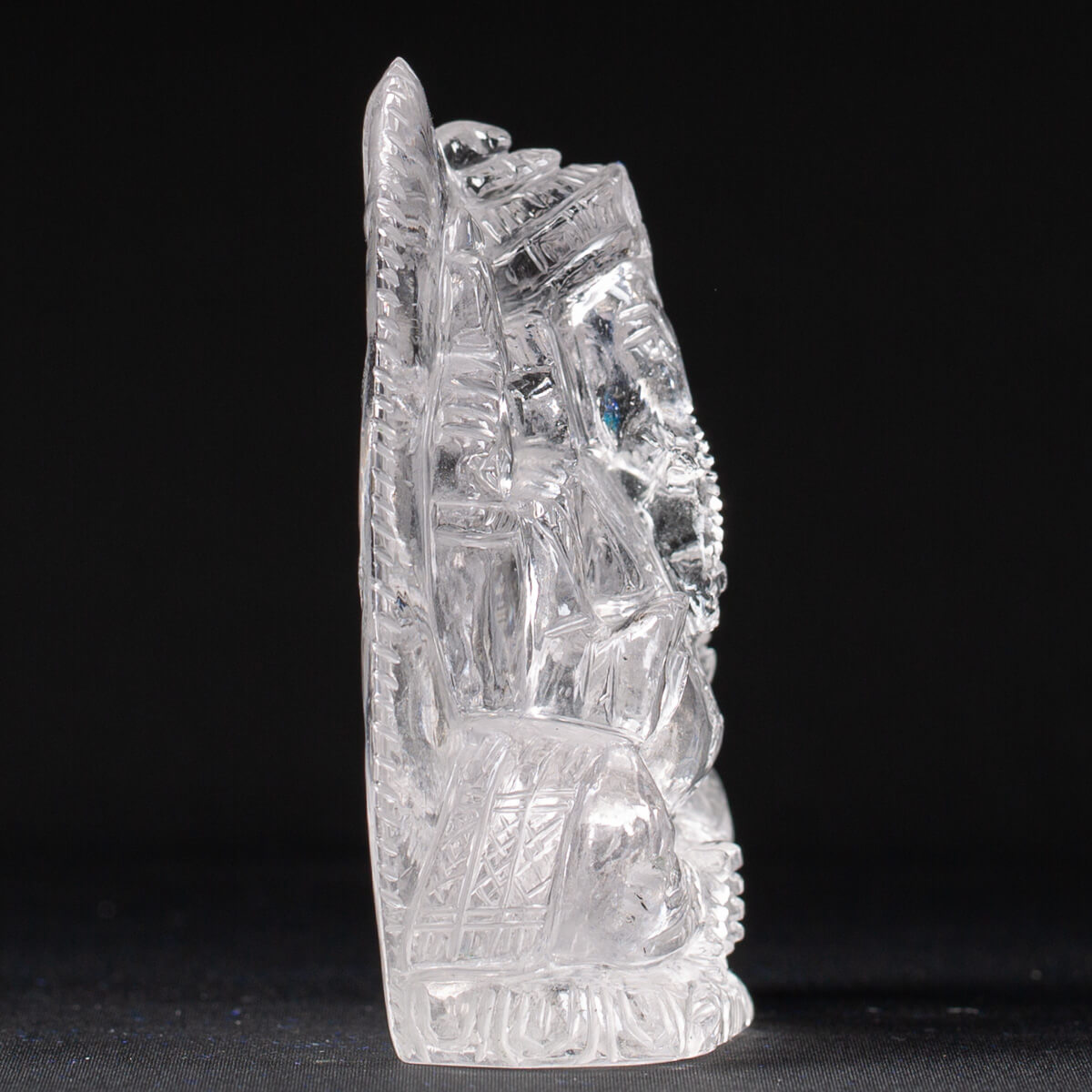 Lord Ganesh-Statue aus Quarz