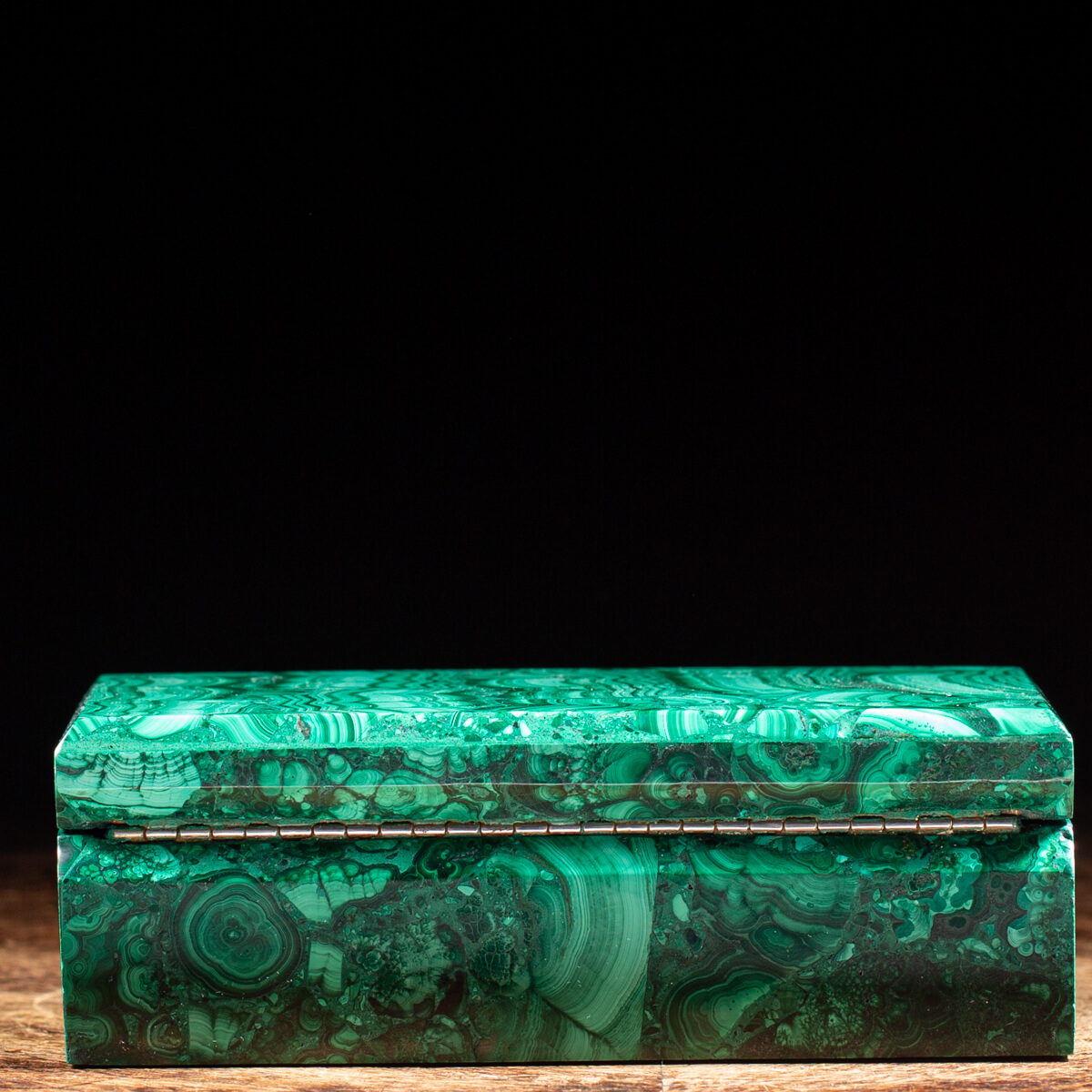 Schmuckkästchen aus Kongo-Malachit