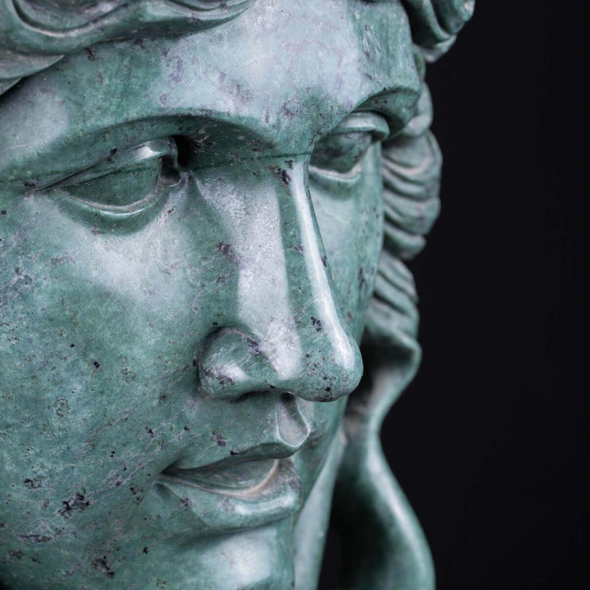 Marble Sculpture of Medusa: Before the Transformation - ASM-03